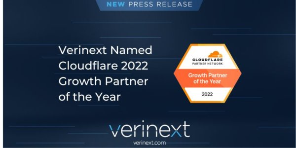 Verinext Named Cloudflare 2022 Growth Partner of the Year