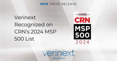 Verinext Recognized on CRN’s 2024 MSP 500 List