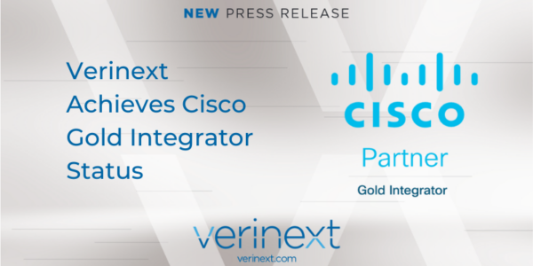 Verinext Achieves Cisco Gold Integrator Status